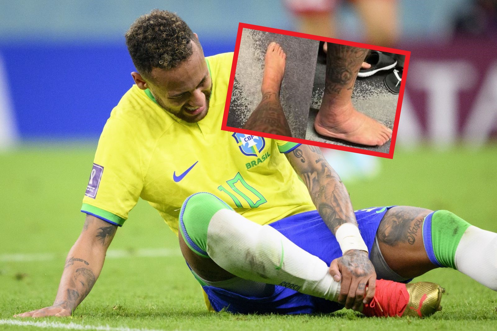 Neymar pokazał nowe zdjęcia po kontuzji. Tak wygląda jego kostka ...