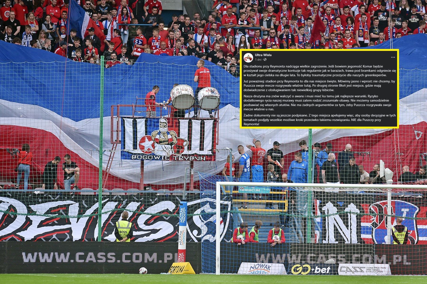 "Nie dla Puszczy". Ultrasi Wisły wydali stanowcze oświadczenia - Sport ...